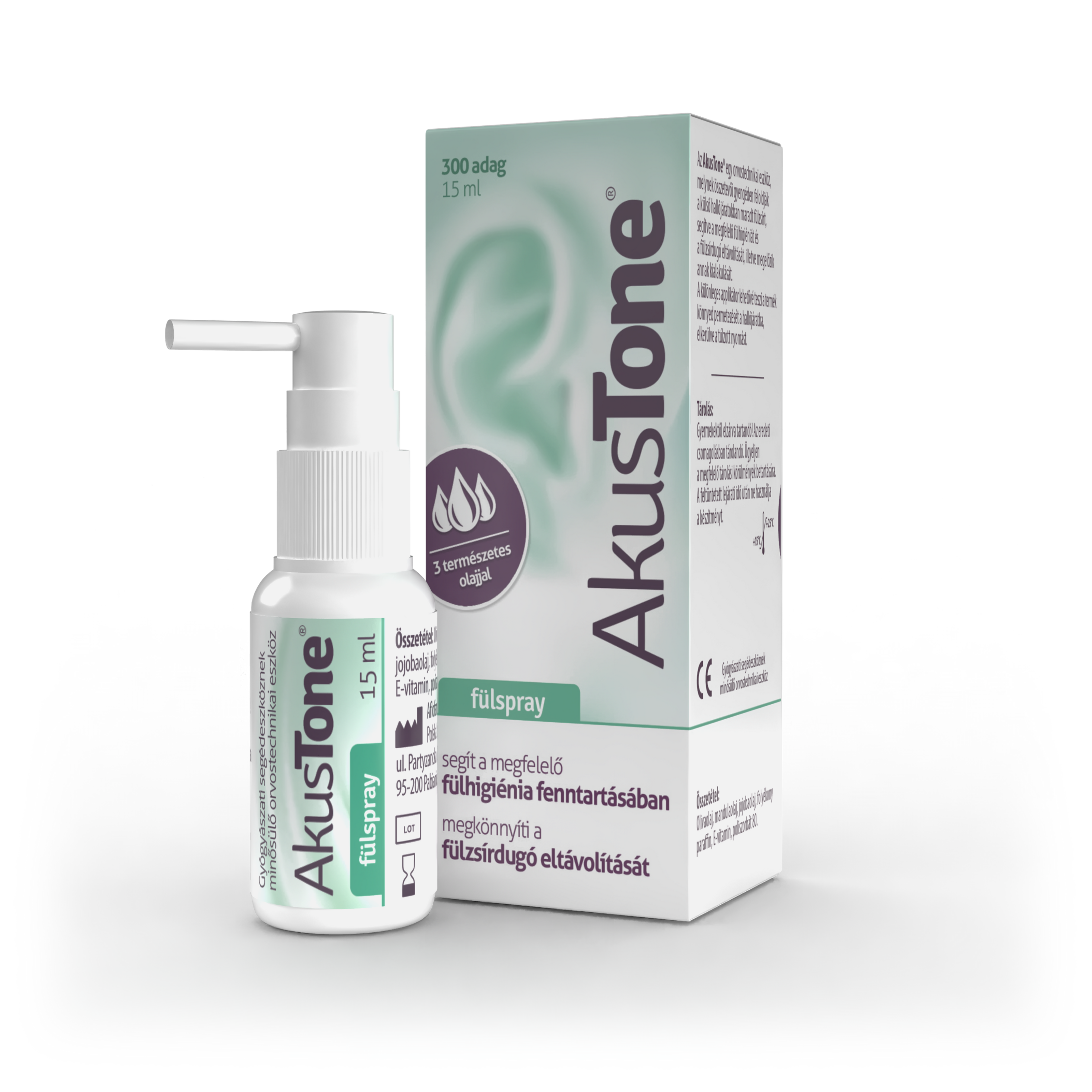 AkusTone fülspray 15 ml